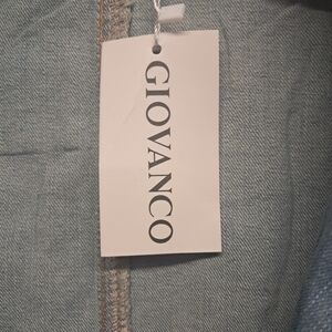 Giovanco | Suits & Blazers | Mens Blue Doublebreasted Blazer Denim Peak ...